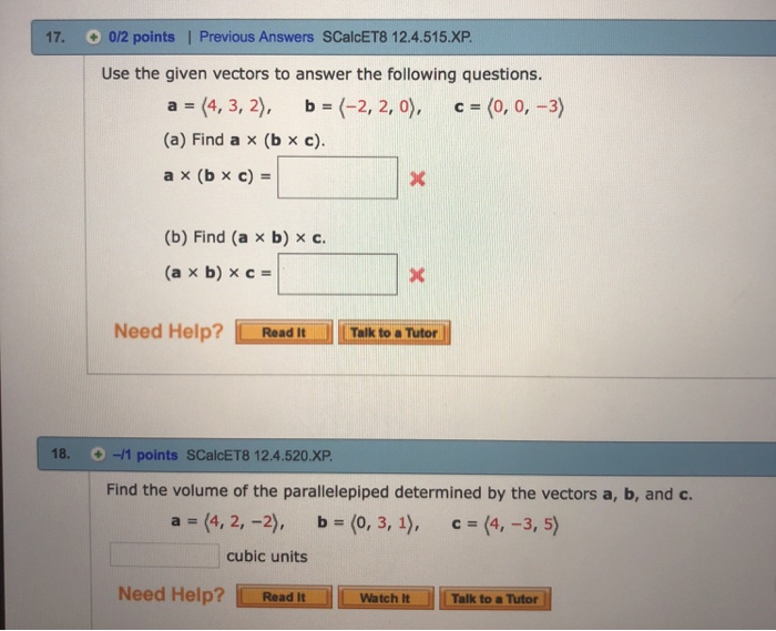 Solved 11. /2 points SCalcET8 12.4.029 Consider the points | Chegg.com Solved 11. /2 points SCalcET8 12.4.029 Consider the points | Chegg.com