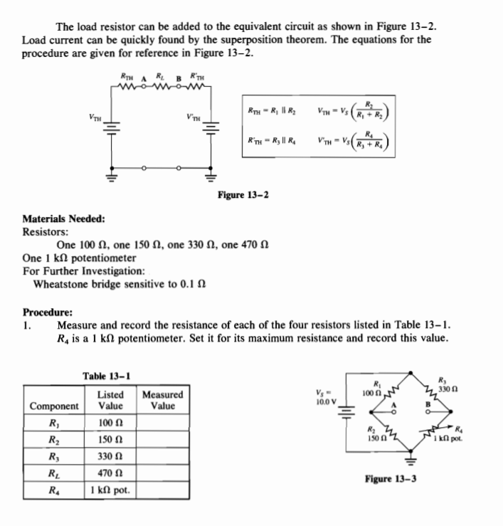 Solved The load resistor can be added to the equivalent | Chegg.com