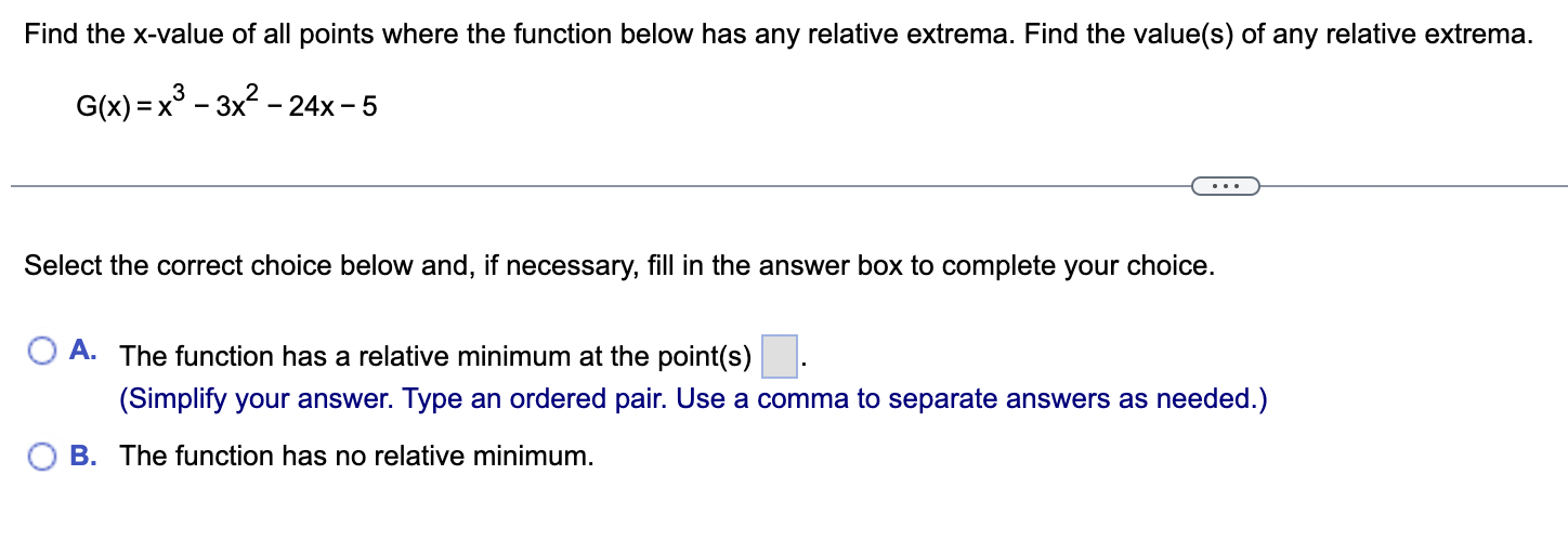 Solved Find the x-value of all points where the function | Chegg.com