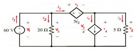 Solved (a) Use Kirchhoff's and Ohm's laws in a step-by-step | Chegg.com