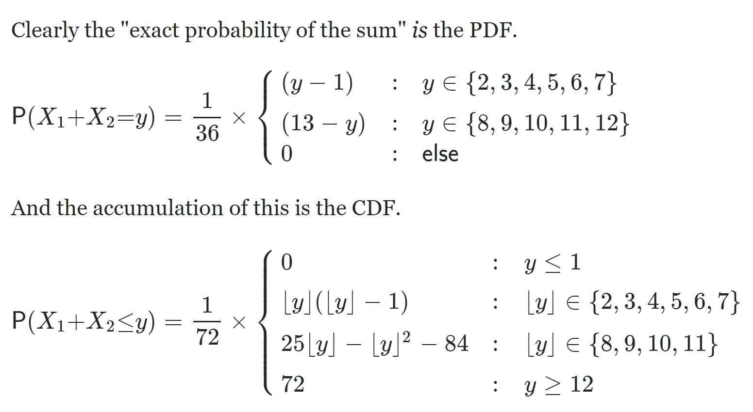 Solved Can someone show me how we get this CDF from the PDF | Chegg.com