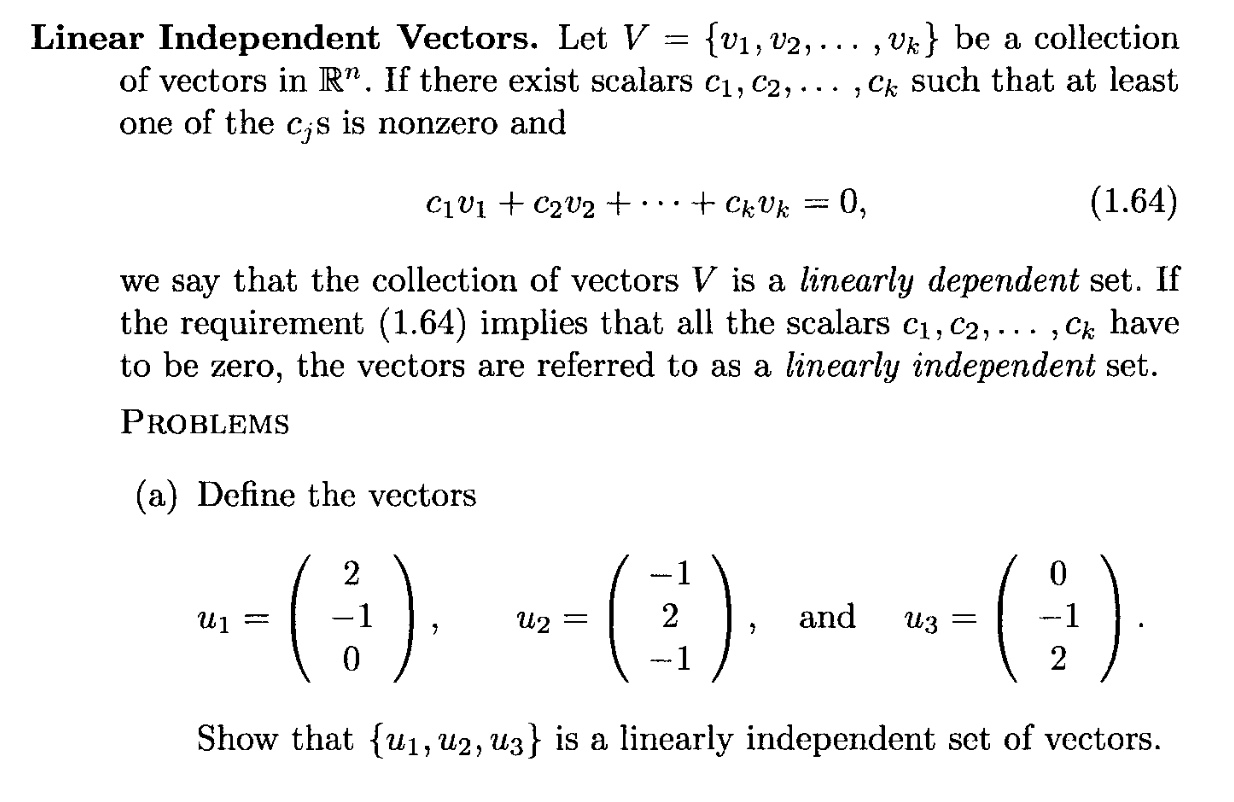 Solved The Euclidean Inner Product and the Associated Norm. | Chegg.com