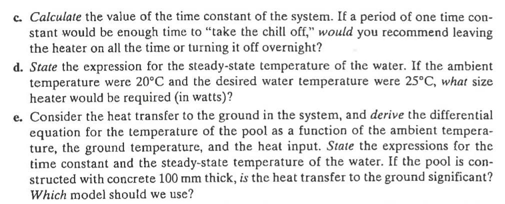 Solved 6.14 Shown in Figure P6.14 is a swimming pool | Chegg.com