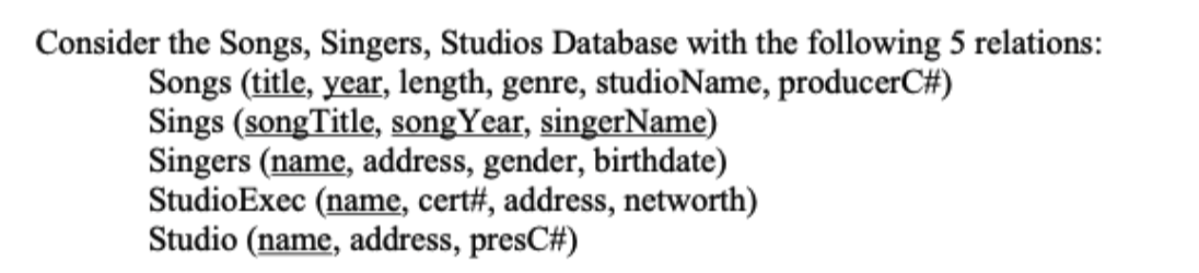Solved Using relational algebra: 1. Find names of another | Chegg.com