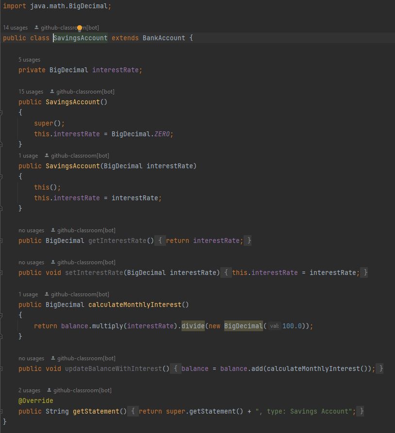 Solved \r\n\r\npublic enum BankAccountType \\{ 2 usages | Chegg.com