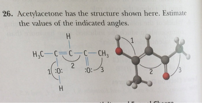 Solved Acetylacetone has the structure shown here. Estimate | Chegg.com