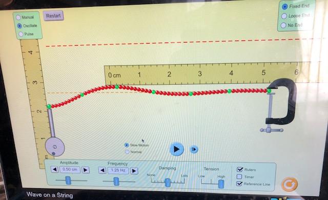 Wave on a string ------- 1. Amplitude 50cm and | Chegg.com