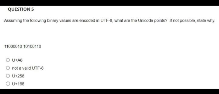 Solved Assuming the following binary values are encoded in | Chegg.com