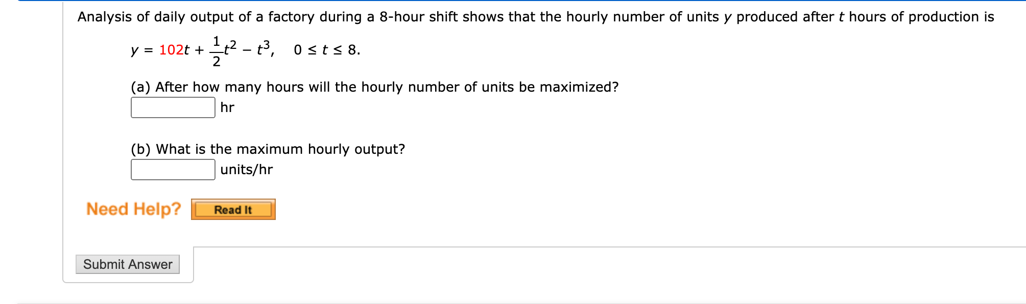 Solved Analysis of daily output of a factory during a 8-hour | Chegg.com