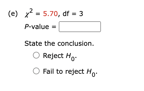 Solved From The Given Information In Each Case Below Use 