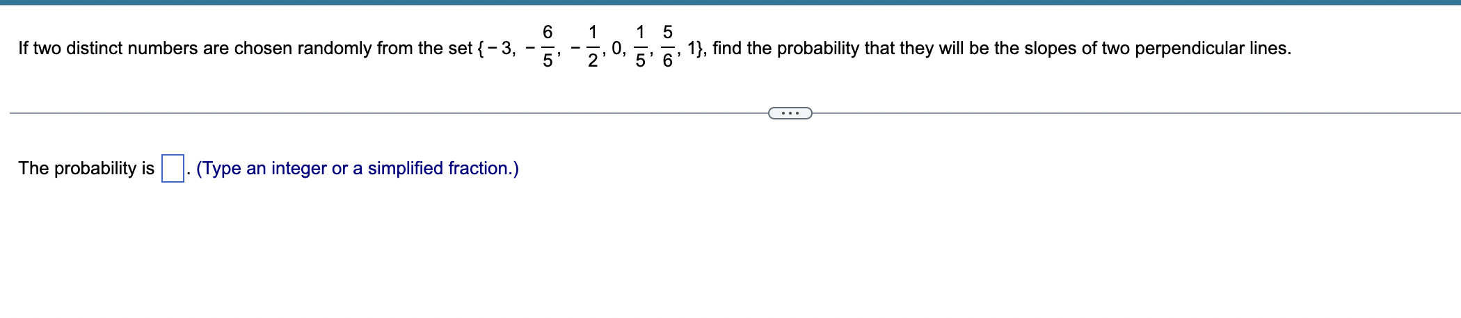 Solved If two distinct numbers are chosen randomly from the | Chegg.com