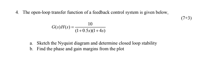 Solved Control system problem Sir, please Be relevant and | Chegg.com