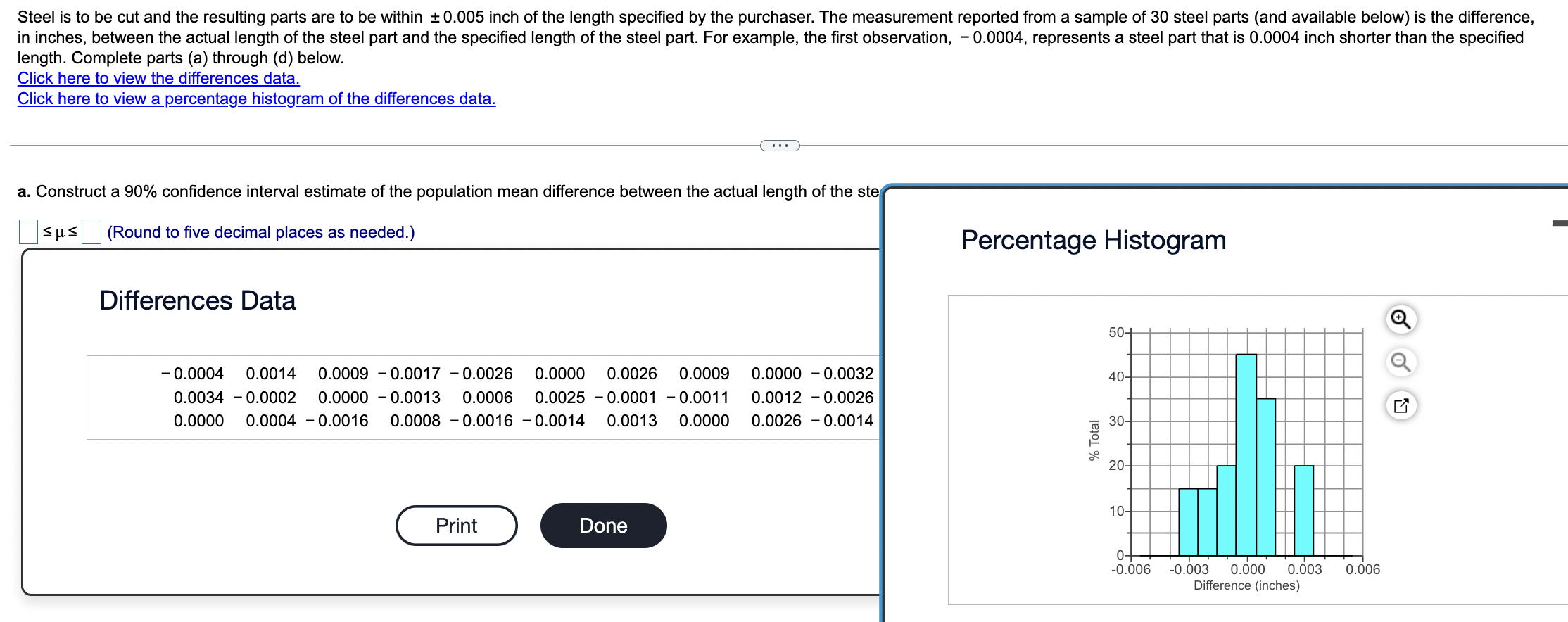 Solved length. Complete parts (a) ﻿through (d) ﻿below.Click | Chegg.com