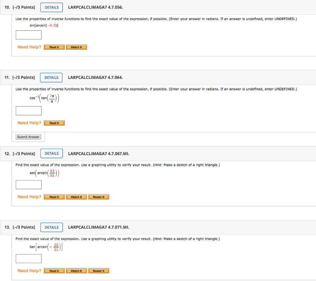 Solved 10. (-13 Points] DETAILS DETAILS LARPCALCLIMAGA7 | Chegg.com