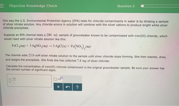 Solved Objective Knowledge Check Question 2 One way the U.S. | Chegg.com