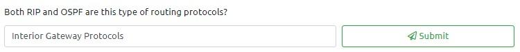 Solved Both RIP and OSPF are this type of routing protocols? | Chegg.com