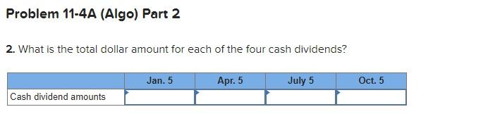 Solved ! Required information Problem 11-4A (Algo) Analyzing | Chegg.com