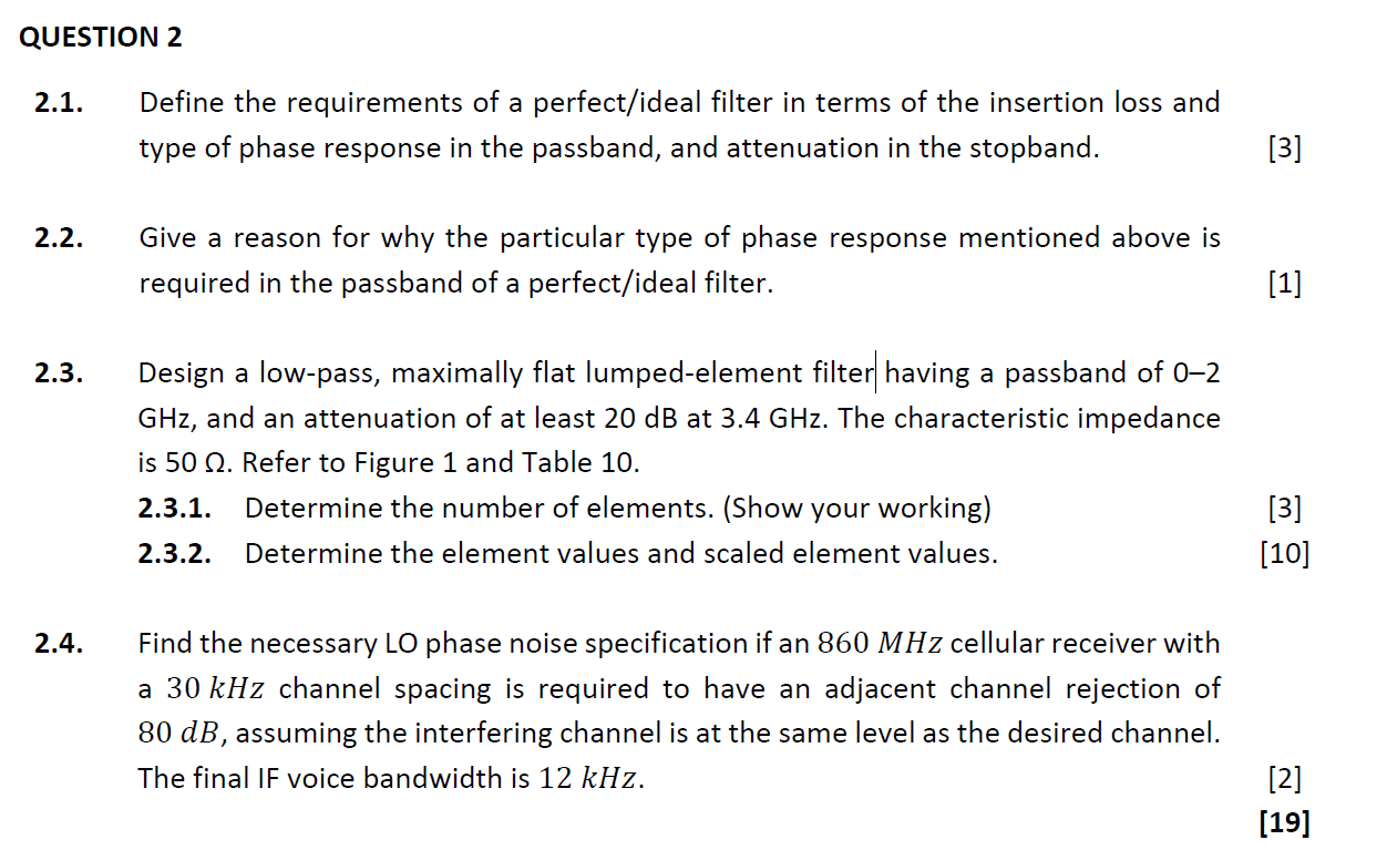 Solved 2.1. Define the requirements of a perfect/ideal | Chegg.com