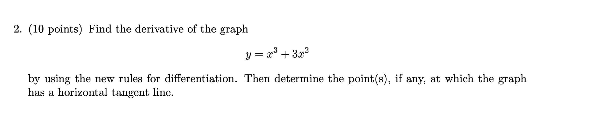 Solved 2. (10 points) Find the derivative of the graph | Chegg.com Solved 2. (10 points) Find the derivative of the graph | Chegg.com