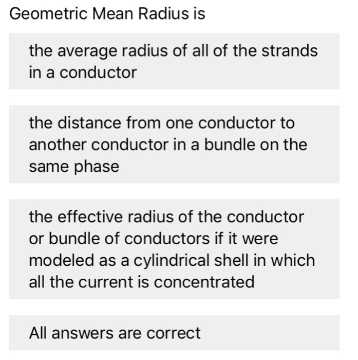 Solved Geometric Mean Radius is the average radius of all of | Chegg.com