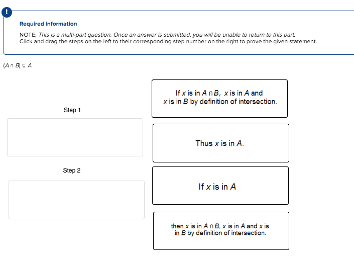 Solved Click and drag the steps on the left to their | Chegg.com