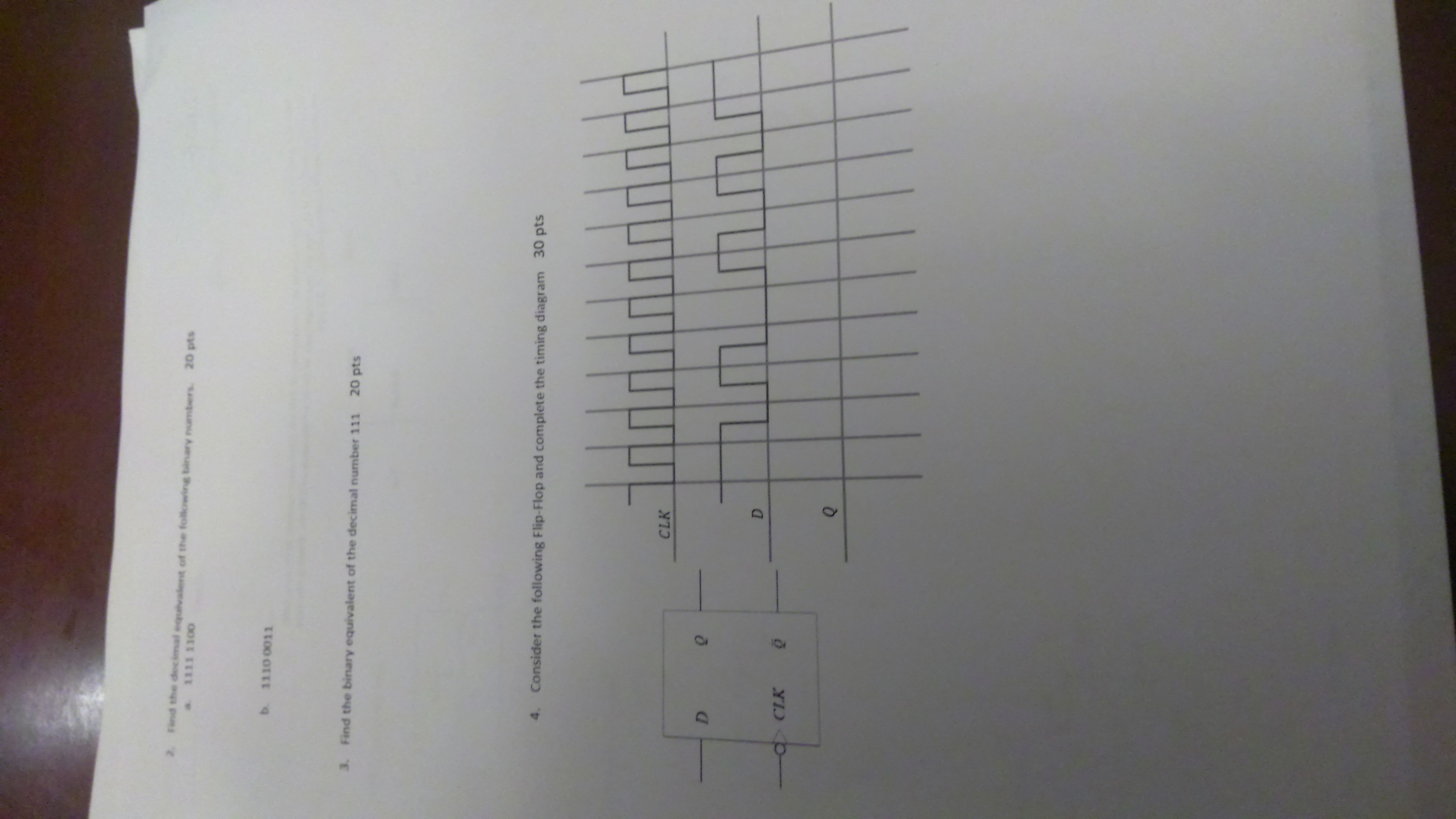 Solved b. 11100011 3. Find the binary equivalent of the | Chegg.com