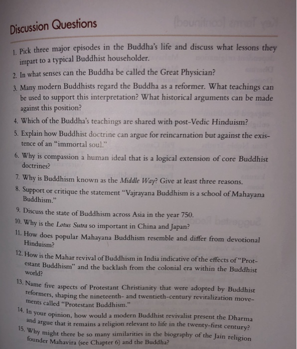 Solved Discussion Questions Pick three major episodes in the | Chegg.com