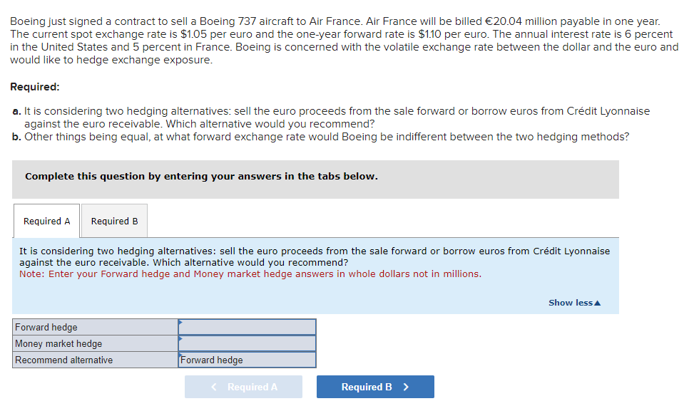 Solved Boeing just signed a contract to sell a Boeing 737 | Chegg.com