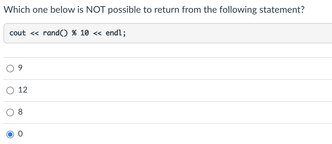 Solved Which statement below is NOT true about recursive | Chegg.com