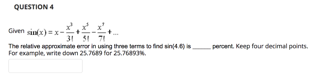 Solved QUESTION 2 1 points Save Answer The truncation error | Chegg.com