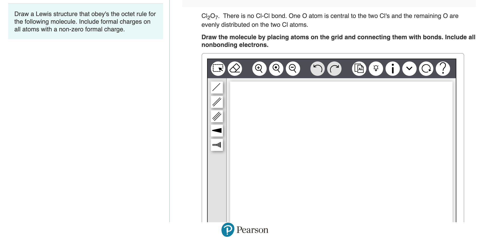 Solved Draw A Lewis Structure That Obeys The Octet Rule For