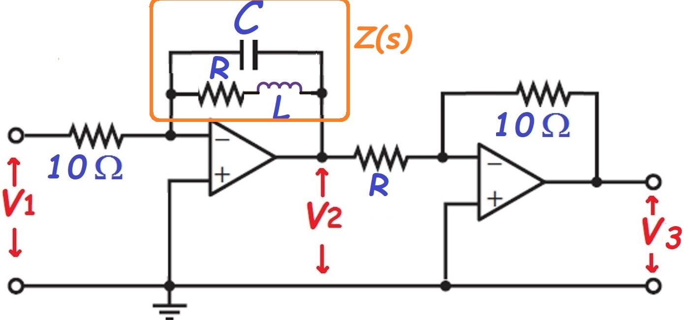 Solved In f2, L=254mH, C=47mF and R=46.7 Ohms. if V1=10 V, | Chegg.com