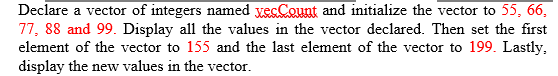 Solved Declare an array of 20 integers named acIat and | Chegg.com
