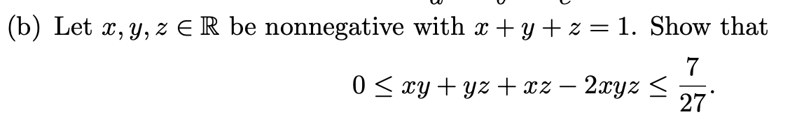 Solved All problems below should be solved as equality | Chegg.com