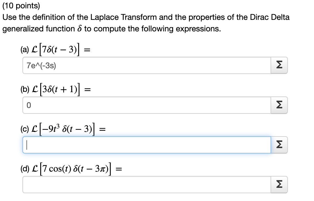Solved Use the definition of the Laplace Transform and the | Chegg.com