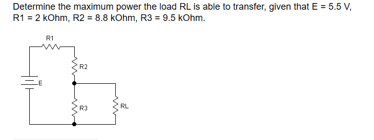 Solved Determine the maximum power the load RL is able to | Chegg.com
