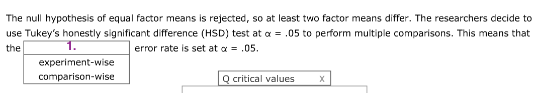 Solved 10. Tukey's multiple comparison method Aa Aa E Sleep | Chegg.com