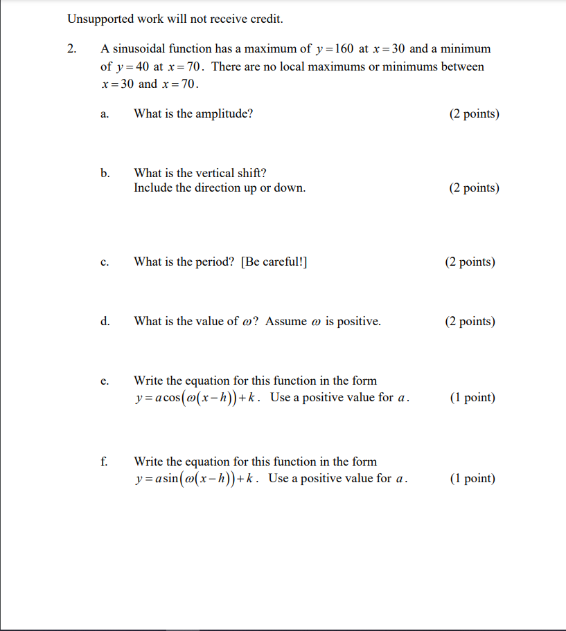 Solved Unsupported work will not receive credit. 1. Consider | Chegg.com