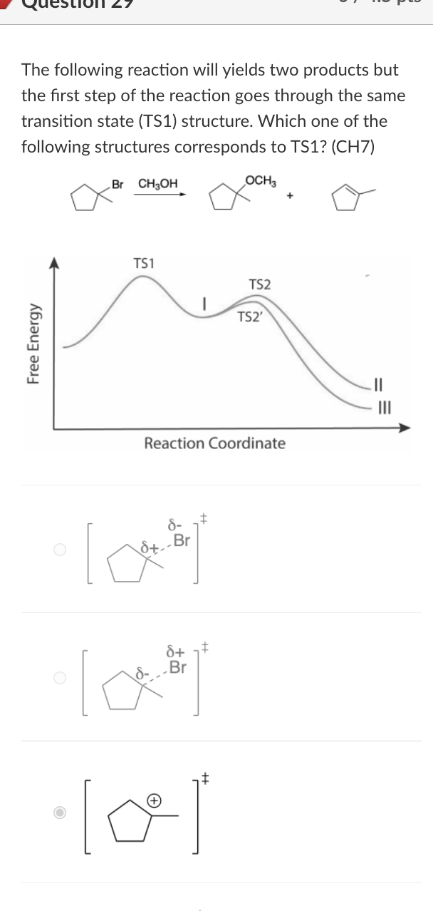 Solved The following reaction will yields two products but | Chegg.com