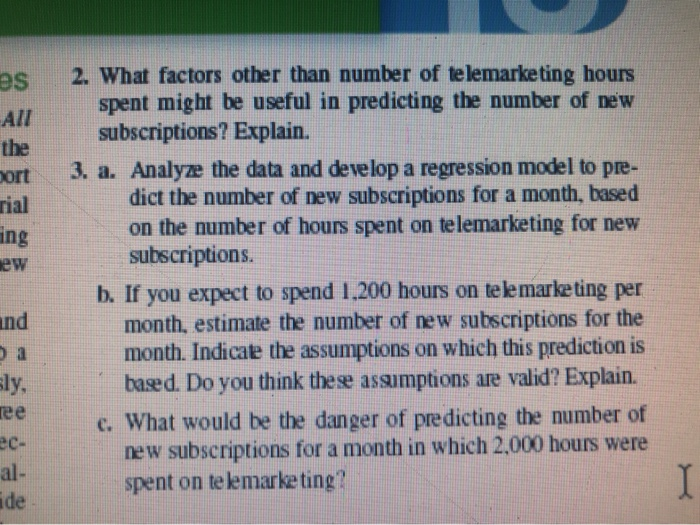 Solved CASCO 2. Managing Ashland MultiComm Services To | Chegg.com