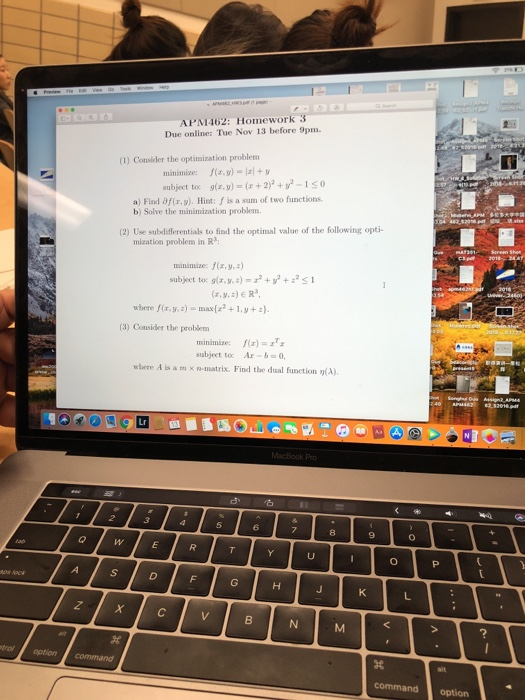 Solved APM462: Homework 3 Due online: Tue Nov 13 before 9pm | Chegg.com