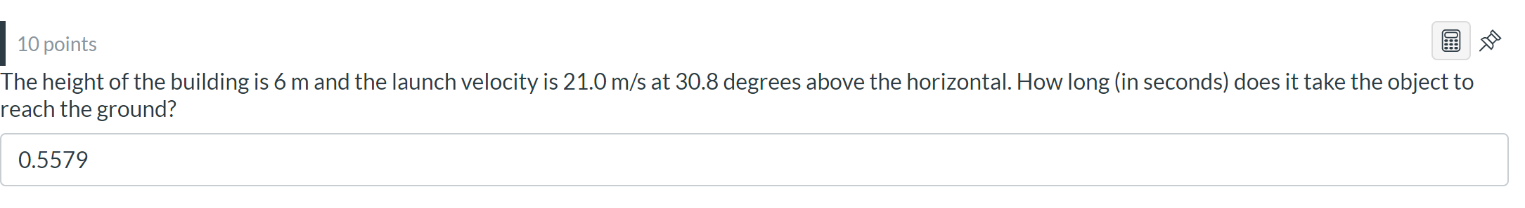 Solved DO 10 points The height of the building is 6 m and | Chegg.com