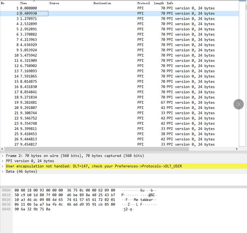 Solved Given the attached PCAP file of Bluetooth traffic | Chegg.com