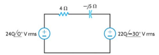 Solved Find the effective and reactive power that each | Chegg.com