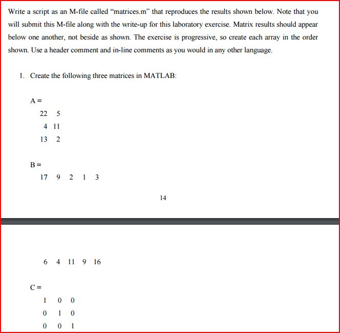 Solved Please help me code this using MATLAB. Comment also | Chegg.com
