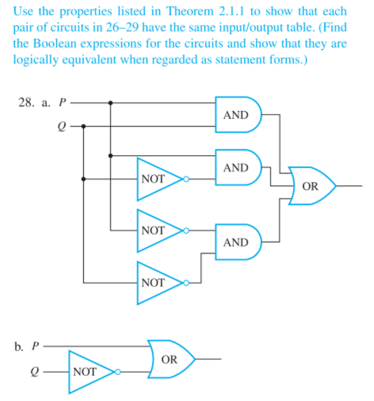 Solved Theorem 2.1.1 Logical Equivalences Given any | Chegg.com