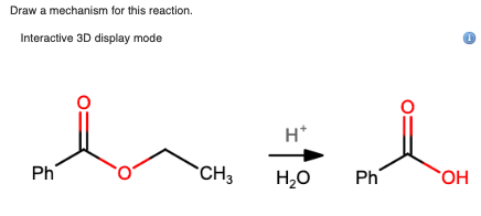 Solved Draw a mechanism for this reaction. Interactive 3D | Chegg.com