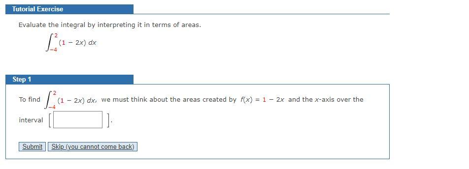 Solved Tutorial Exercise Evaluate the integral by | Chegg.com