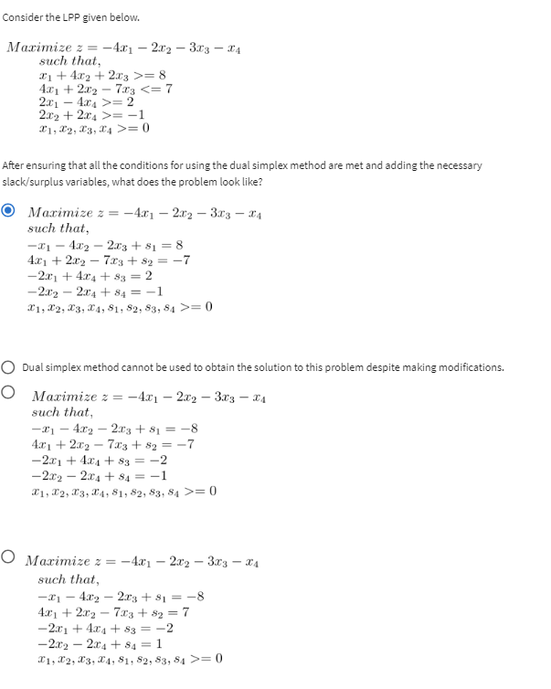 Solved Consider The Lpp Given Below maximize