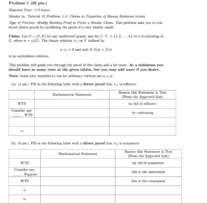 Solved please solve the question by ONLY filling in the | Chegg.com